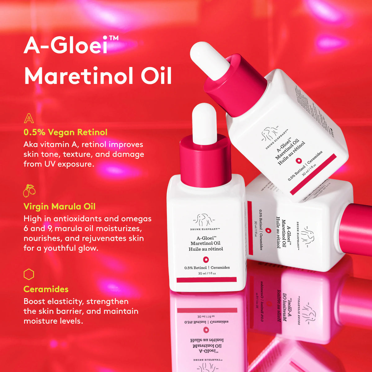 A-Gloei Retinol Oil (Aceite Facial) – Tu Maquillaje México