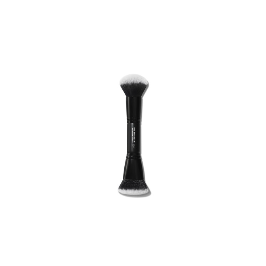 Liquid Bronzer & Contour Duo Brush (Brocha para Rostro) – Tu Maquillaje ...